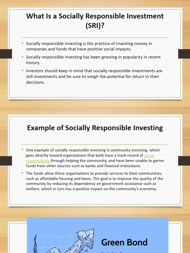 Socially Responsible Investment | PDF | Greenhouse Gas | Investing