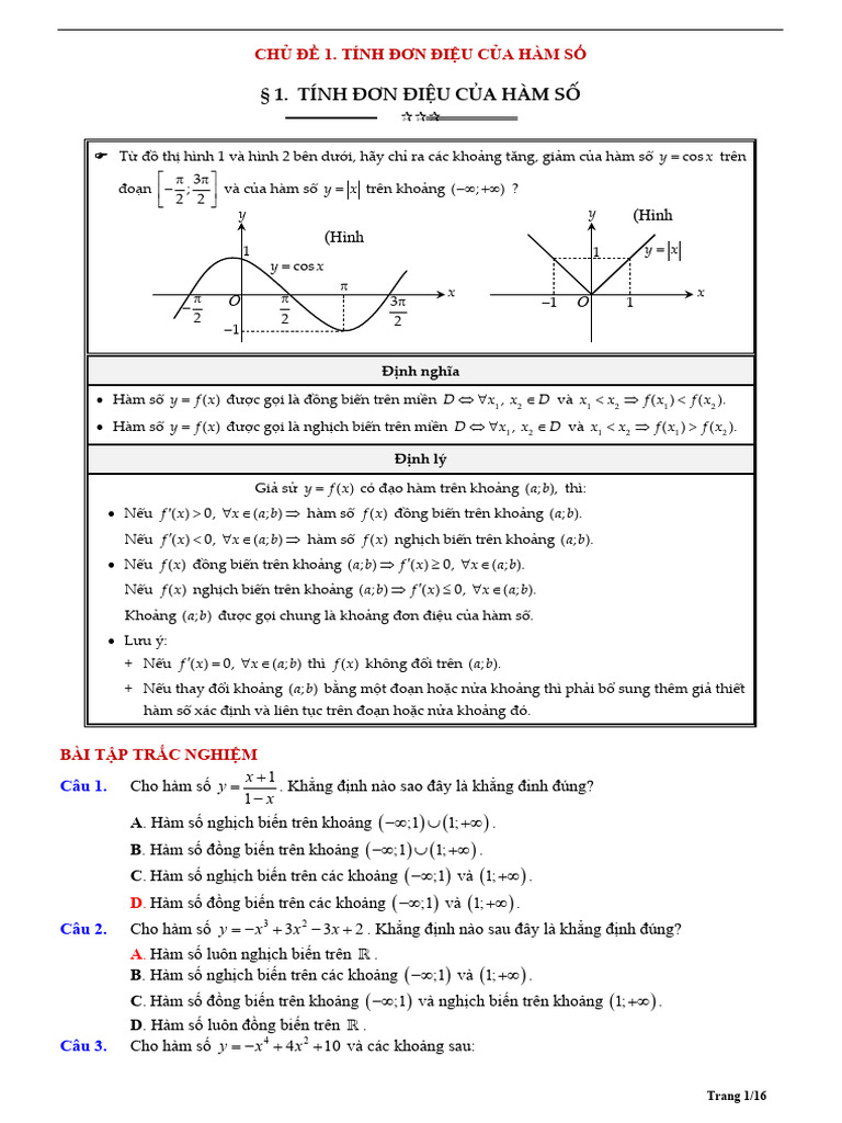 tom-tat-ly-thuyet-va-bai-tap-trac-nghiem-tinh-don-dieu-cua-ham-so | PDF