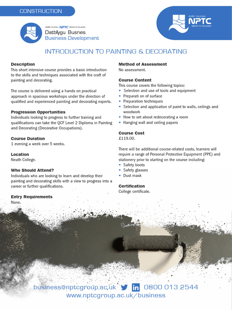 Introduction To Painting and Decorating | PDF
