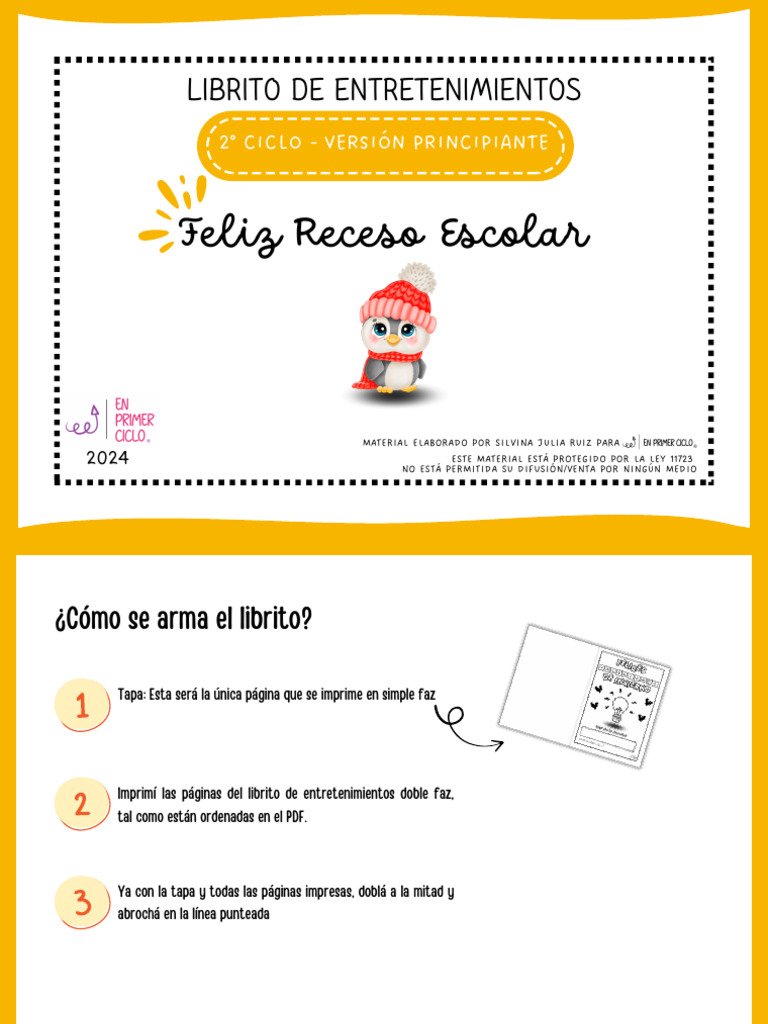 LibritoInvierno (2° Ciclo-Principiante) @ENPRIMERCICLO | PDF