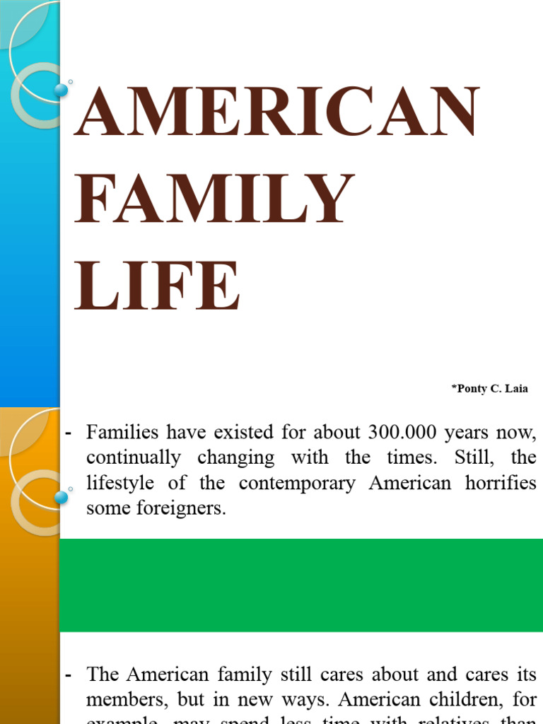 American family life | PDF | Adolescence | Parent