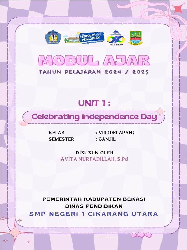 MODUL AJAR 1 Celebrating Independence Day | PDF