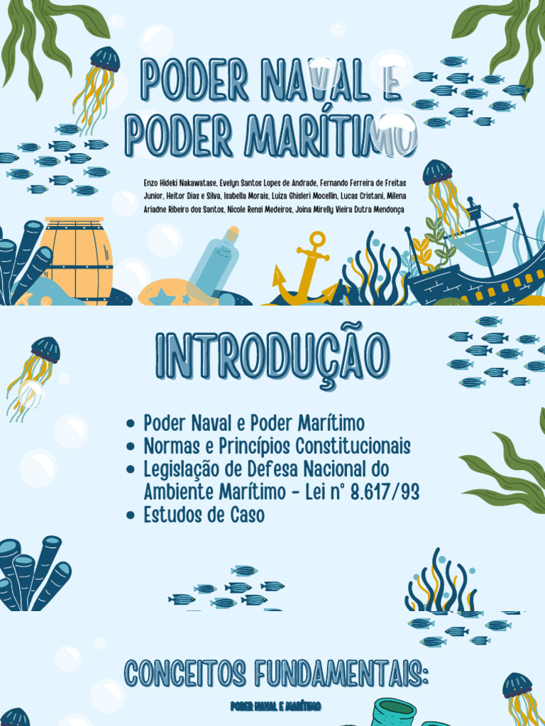 Poder Naval e Poder Marítimo | PDF | Águas territoriais | Convenção das ...