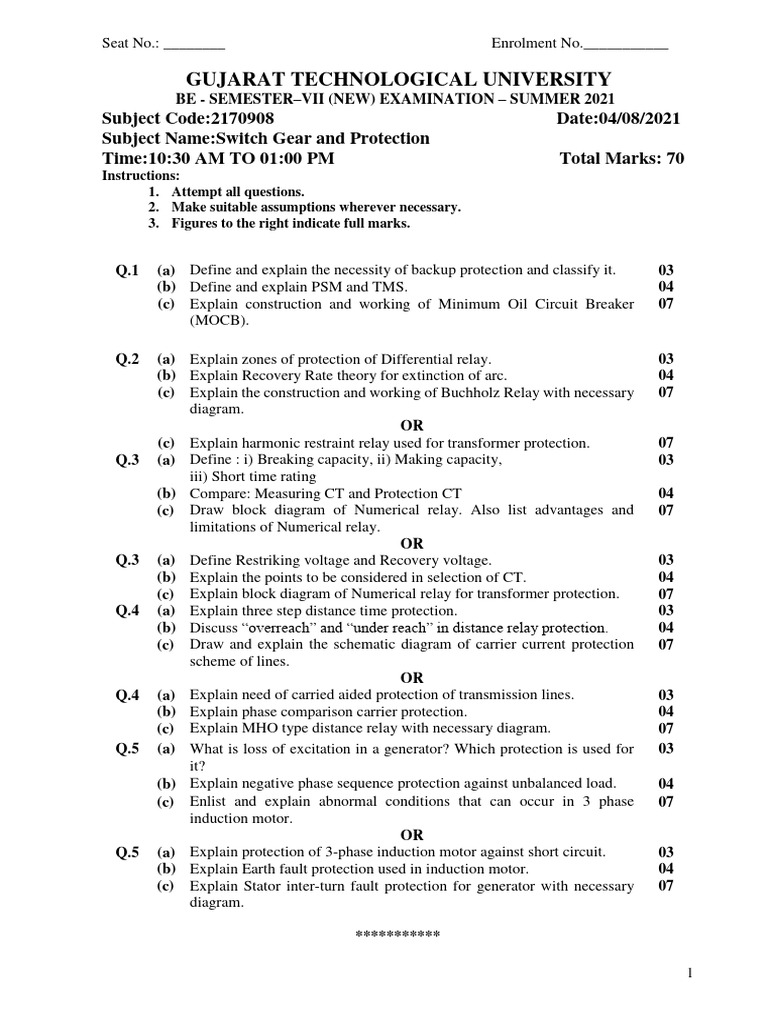SGP Summer | PDF | Relay | Transformer