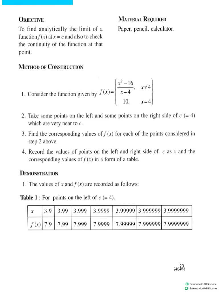Activity 4 Continuity | PDF