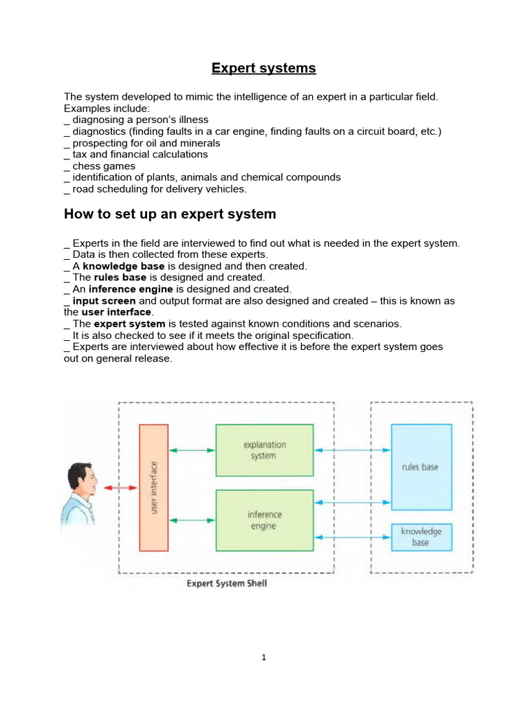 Expert Systems | PDF | Inference | Expert