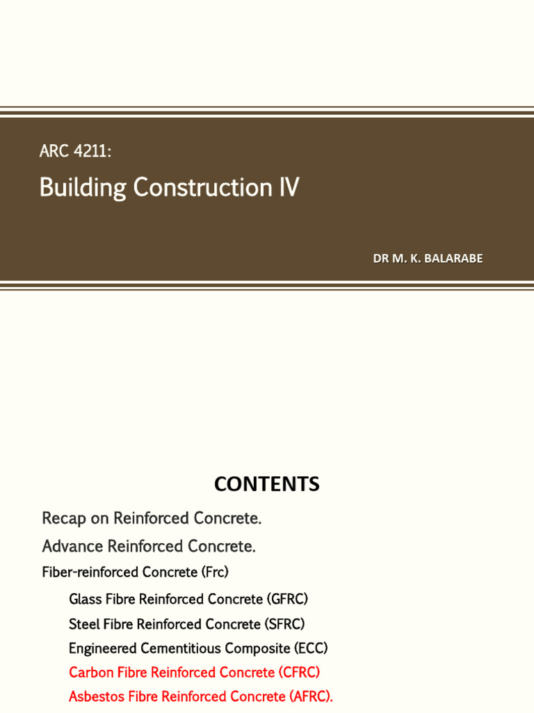 Advance Reinforced Concrete | PDF | Concrete | Reinforced Concrete