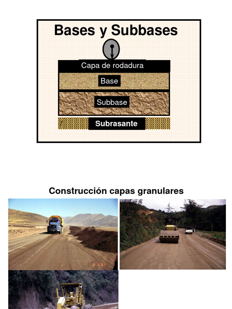 Capa Base y Subbase Granular | PDF | Suelo | Naturaleza