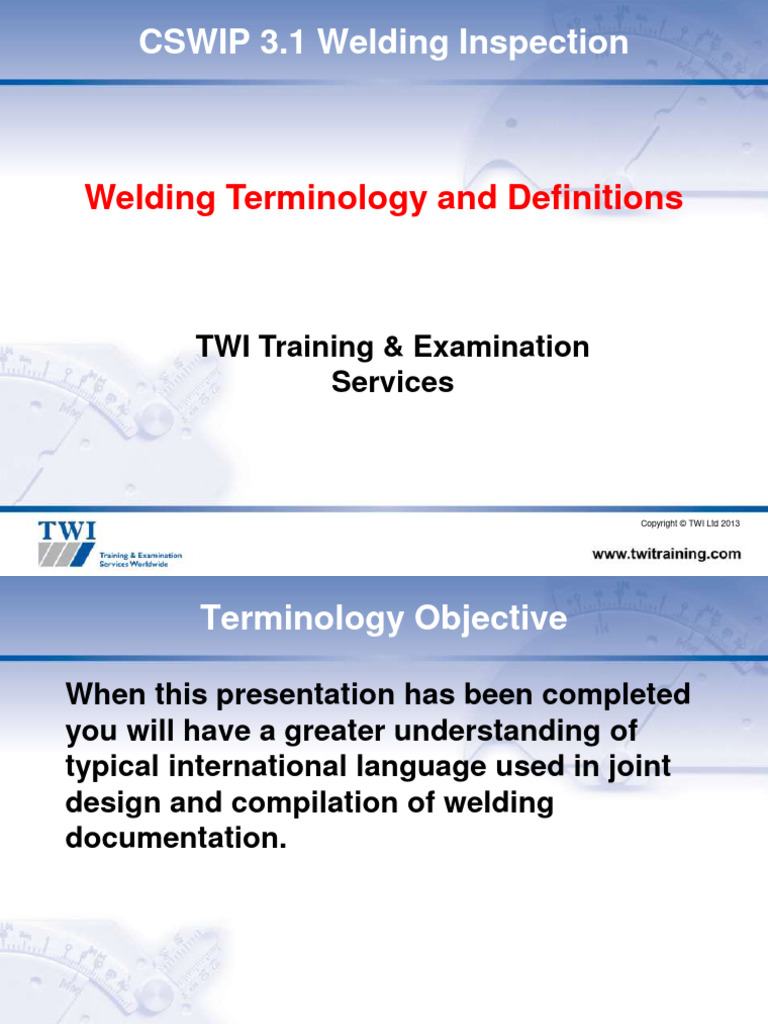 Welding+terminology+&+Definations | PDF | Welding | Construction
