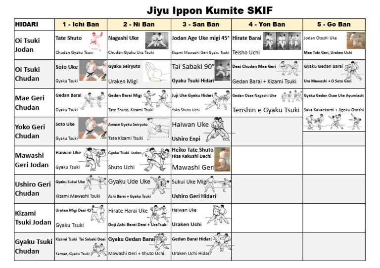 SKIF Kumite Techniques Guide | PDF | Lifestyle