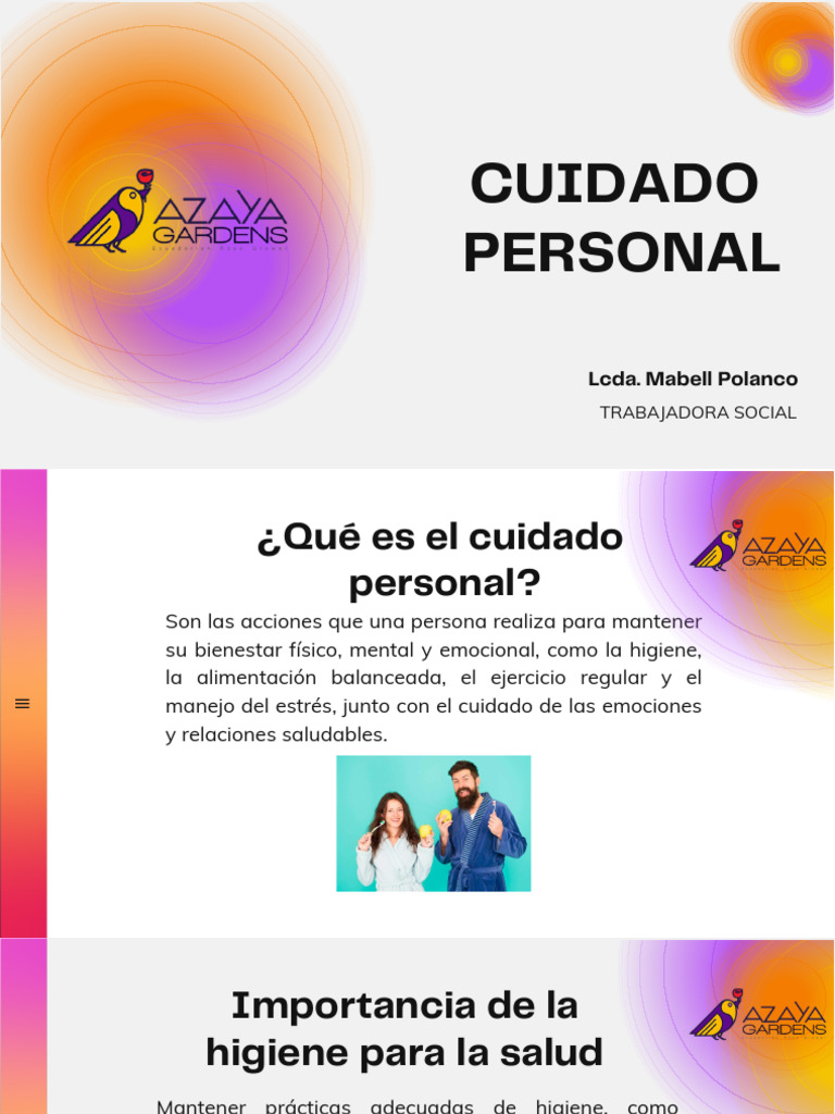 Cuidado Personal | PDF | Higiene