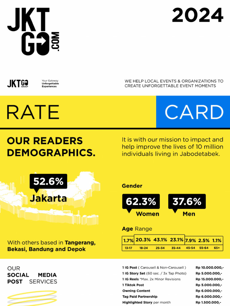 JKTGO Rate Card (Blue) | PDF