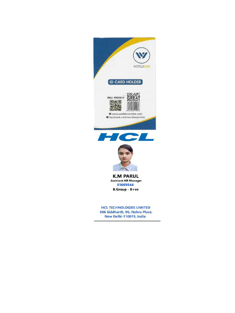 Id Card Smple | PDF