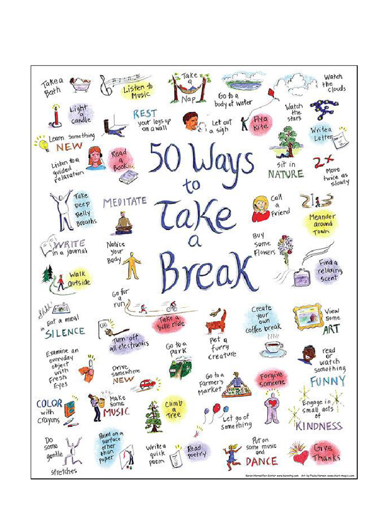 50 Ways To Take A Break | PDF