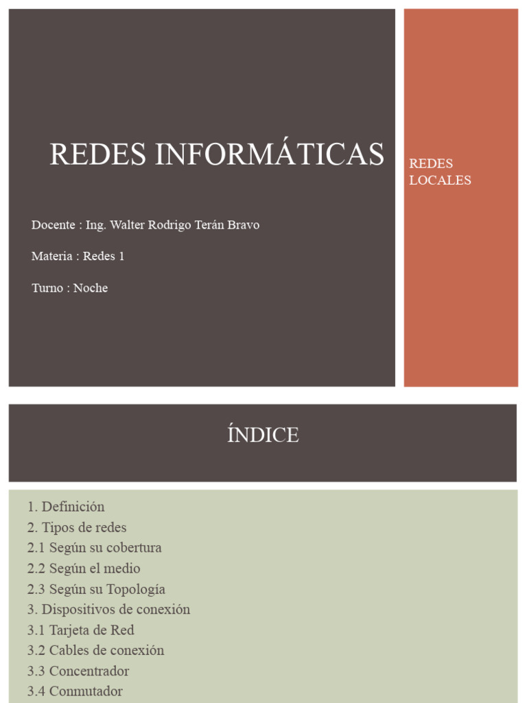 Redes Informáticas | PDF | Red de computadoras | Red de área amplia