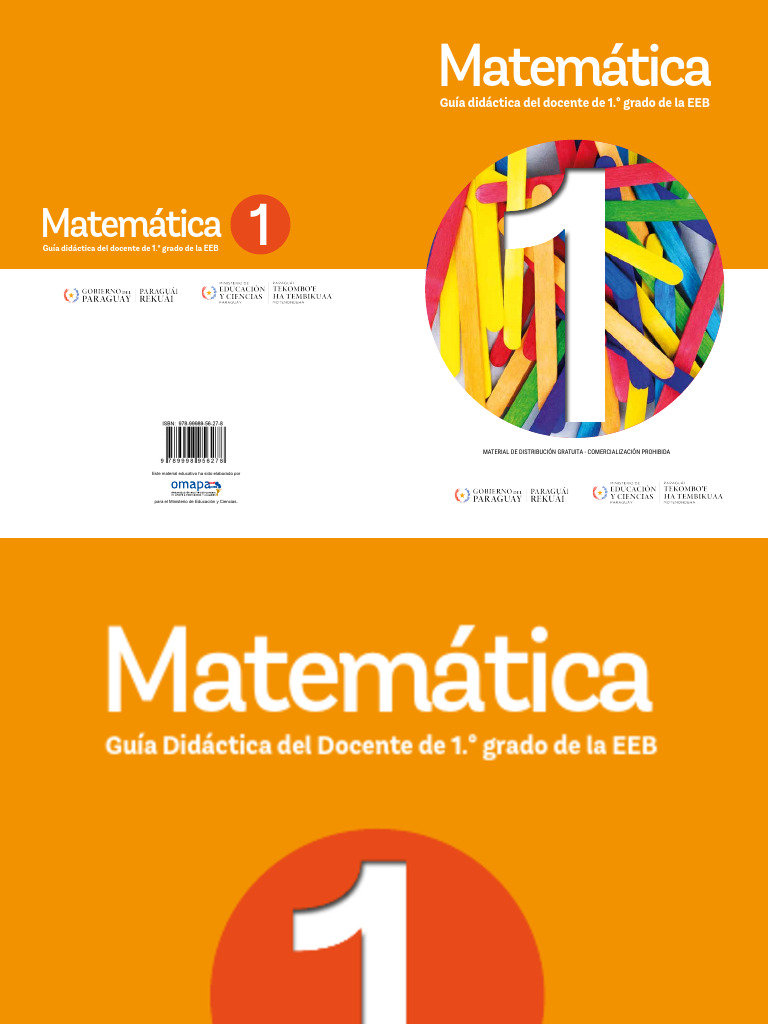 Guía Matemática 1° Grado | PDF | Enseñando | Maestros