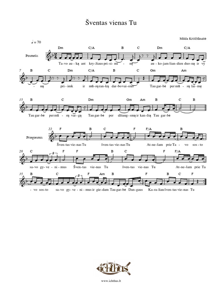 Sventas Vienas Tu | PDF