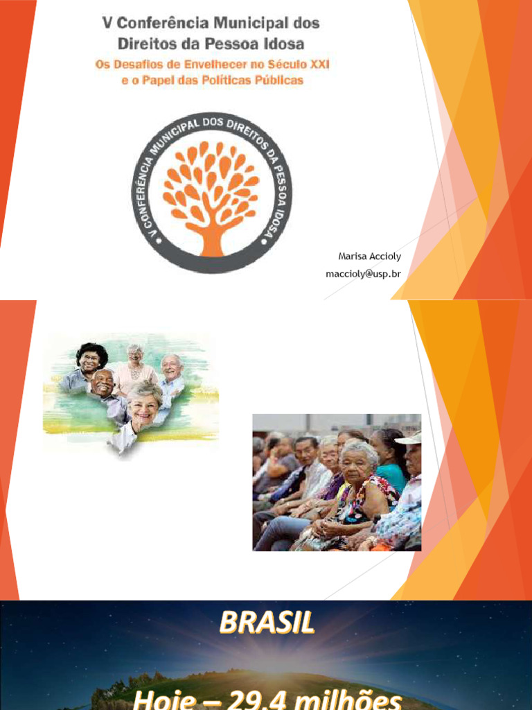 Estatuto Do Idoso - Slides | PDF | Terceira idade | Bem-estar social