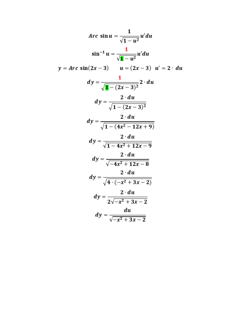 Derirvadas Inv trigo-YMC | PDF