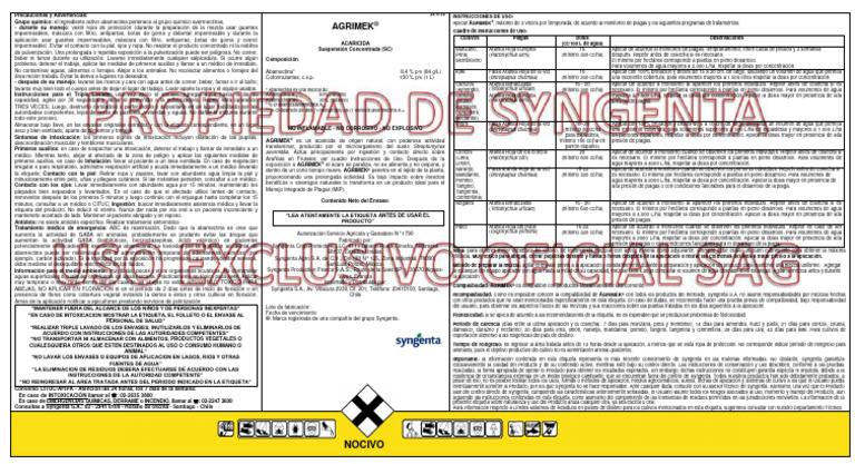 Agrimek - 16 09 2019 | PDF | Agua | Alimentos