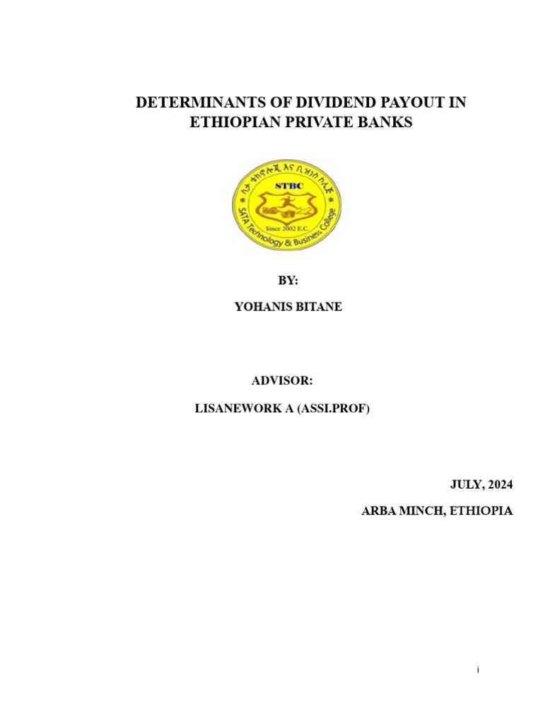 Jo Final Document### | PDF | Dividend | Stocks