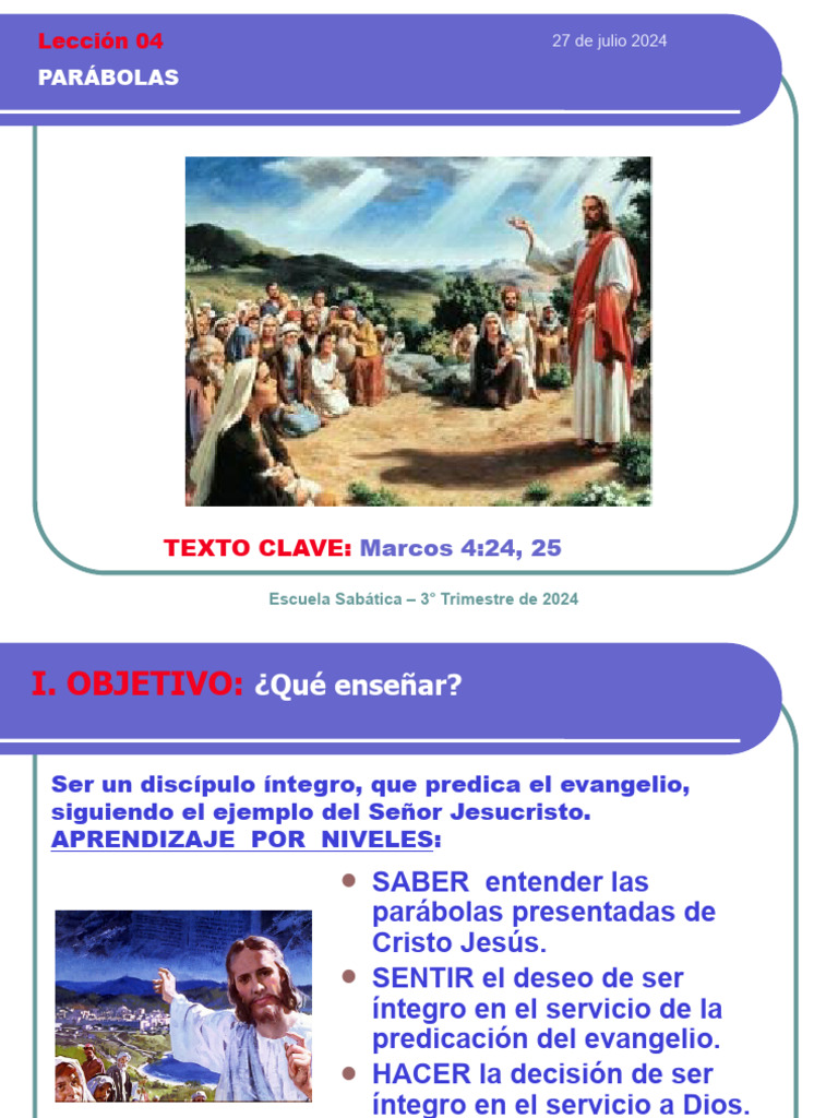 Parábolas | PDF | Parábolas de Jesús | Jesús