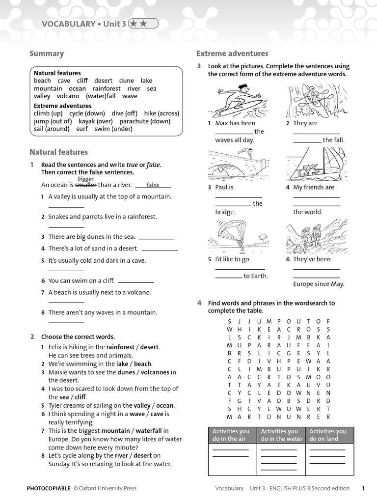 Unit 3 Vocab Two Star | PDF | Desert | Physical Geography