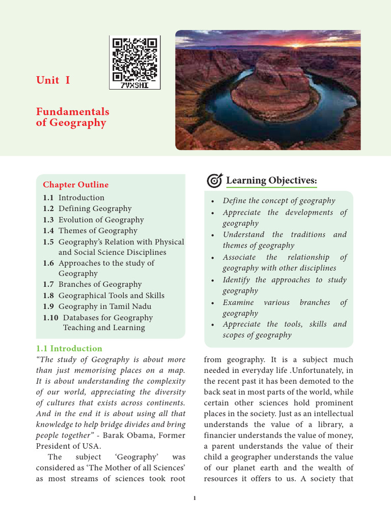 01 Fundamentals of Geography | PDF | Geography | Earth Sciences