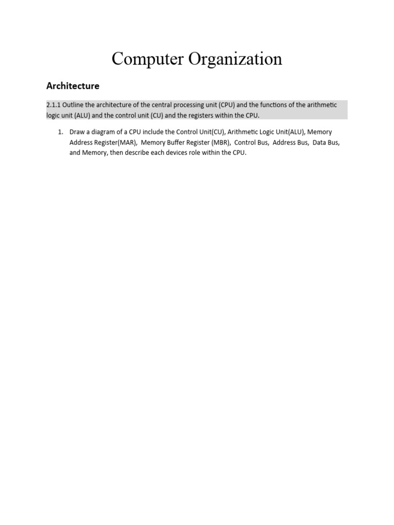 ComputerOrganization | PDF | Computer Data Storage | Central Processing Unit