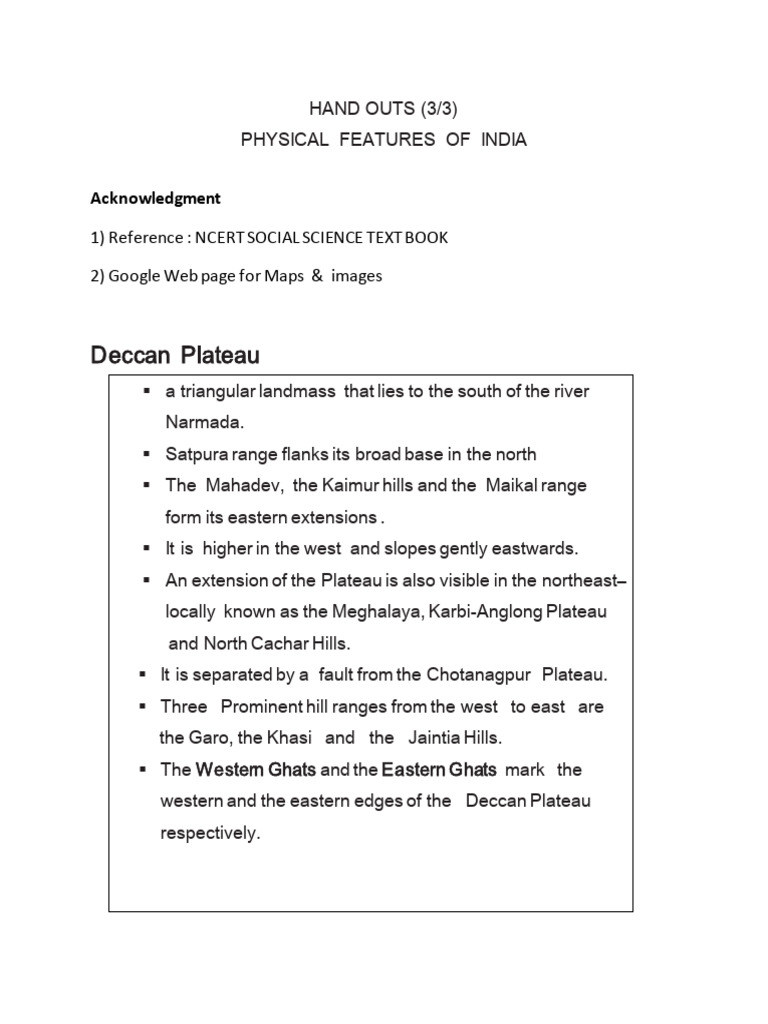 Handout 3 | PDF | Geomorphology | Physical Geography