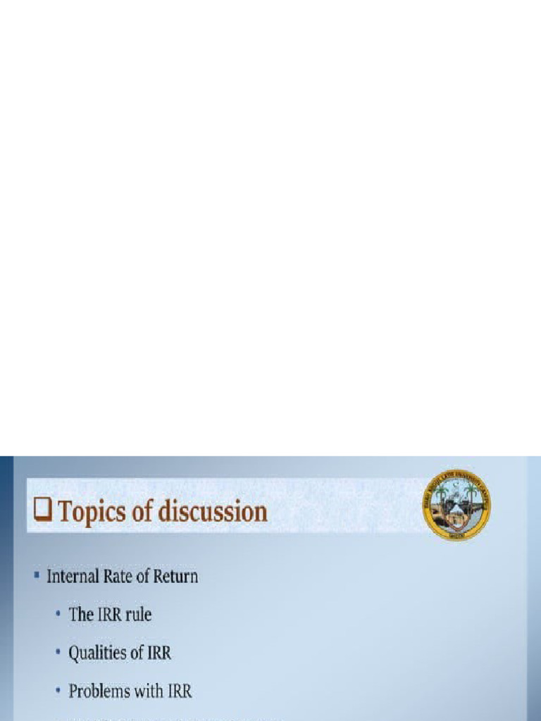 Irr | PDF