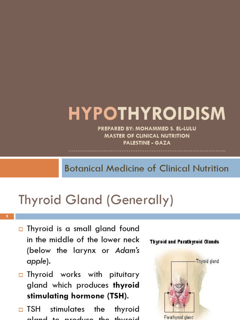 Hypothyroidism 120429125327 Phpapp01 | PDF | Thyroid | Hypothyroidism