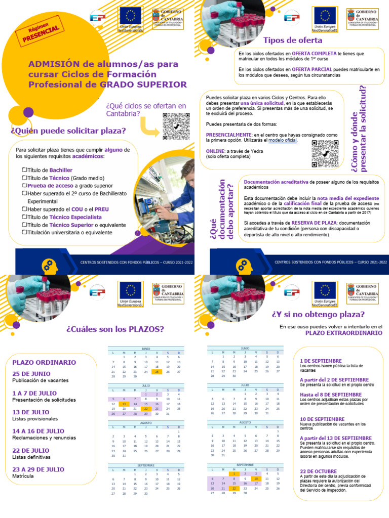 DIPTICO FP GRADO SUPERIOR para Web | PDF