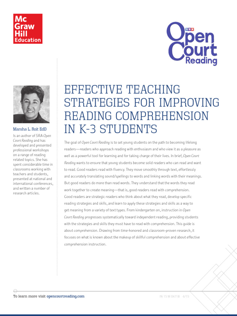 research-white-paper-comprehension | PDF | Reading Comprehension ...