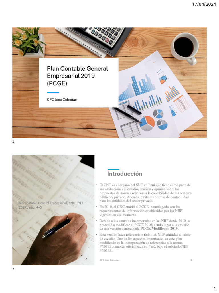 Plan Contable General Empresarial 2019 | PDF | Contabilidad | normas ...