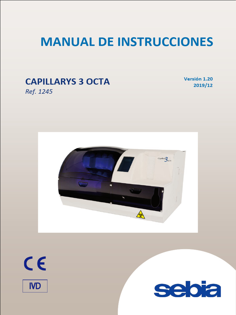 Manual de Instrucciones Capillarys 3 Octa | PDF | Software antivirus ...