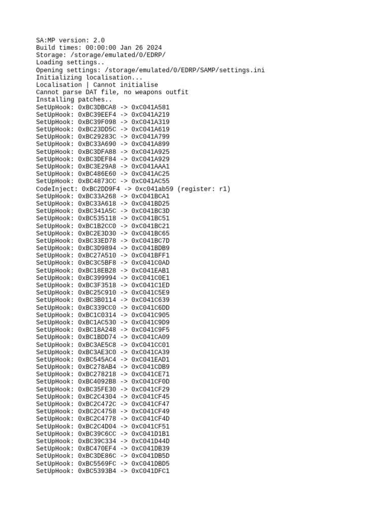 Samp Log | PDF | Typography | Text