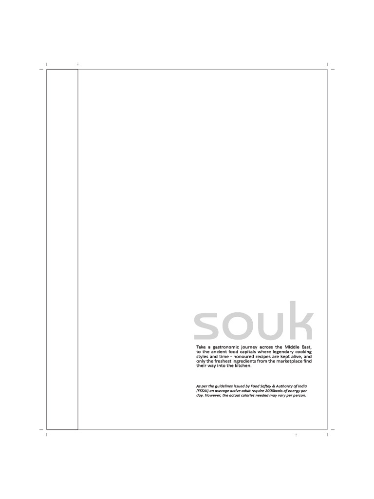 Souk Menu 2024 | PDF | Turkish Cuisine | Kebab