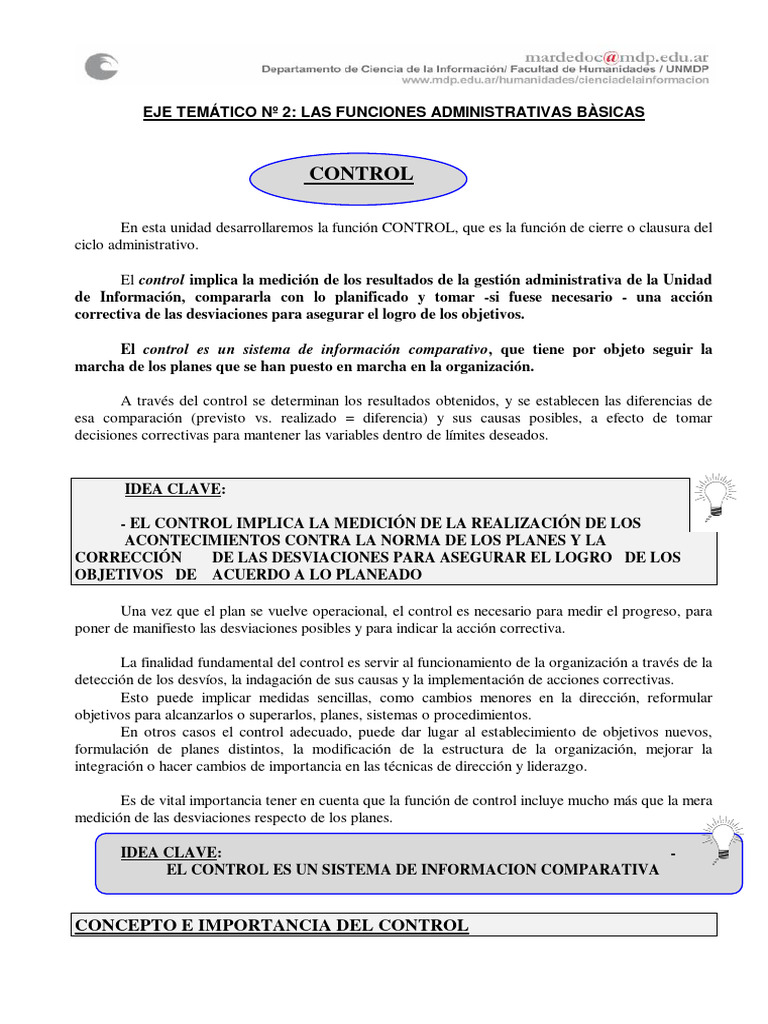 U2.Ob-Modulo CONTROL | PDF | Presupuesto | Planificación
