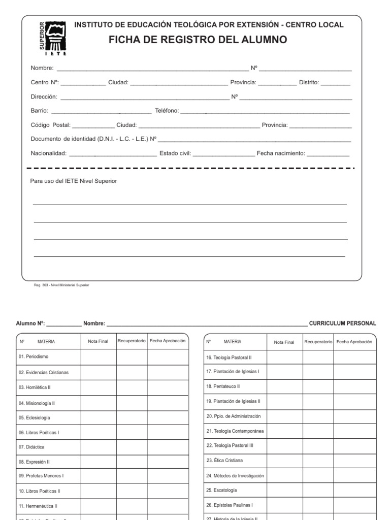 Formulario 303 Editable | PDF