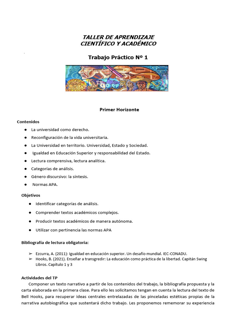 Taca TP1 - 2024 | PDF | Bibliografía
