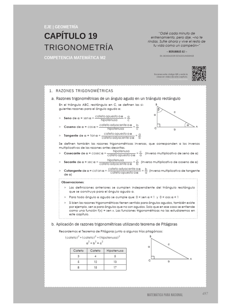 Apunte Trigonometría | PDF | Funciones trigonométricas | Trigonometría