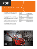 Sandvik DD321 Jumbo Drill Specifications | PDF | Truck | Drill
