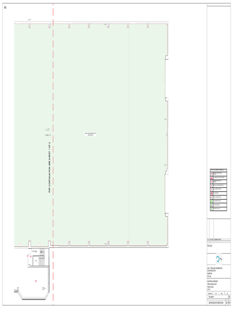 A0 24010-SE-XX-01-DR-E-6104 S2 P01: Prologis | PDF | Hazards | Firefighting