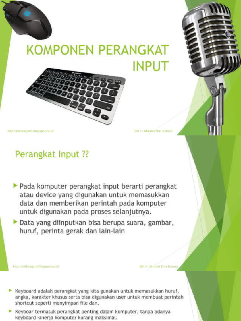 Perangkat Input Komputer | PDF