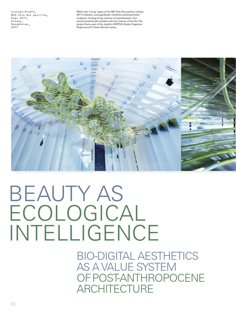 Beauty As Ecological Intelligence | PDF | Photosynthesis | Ecology