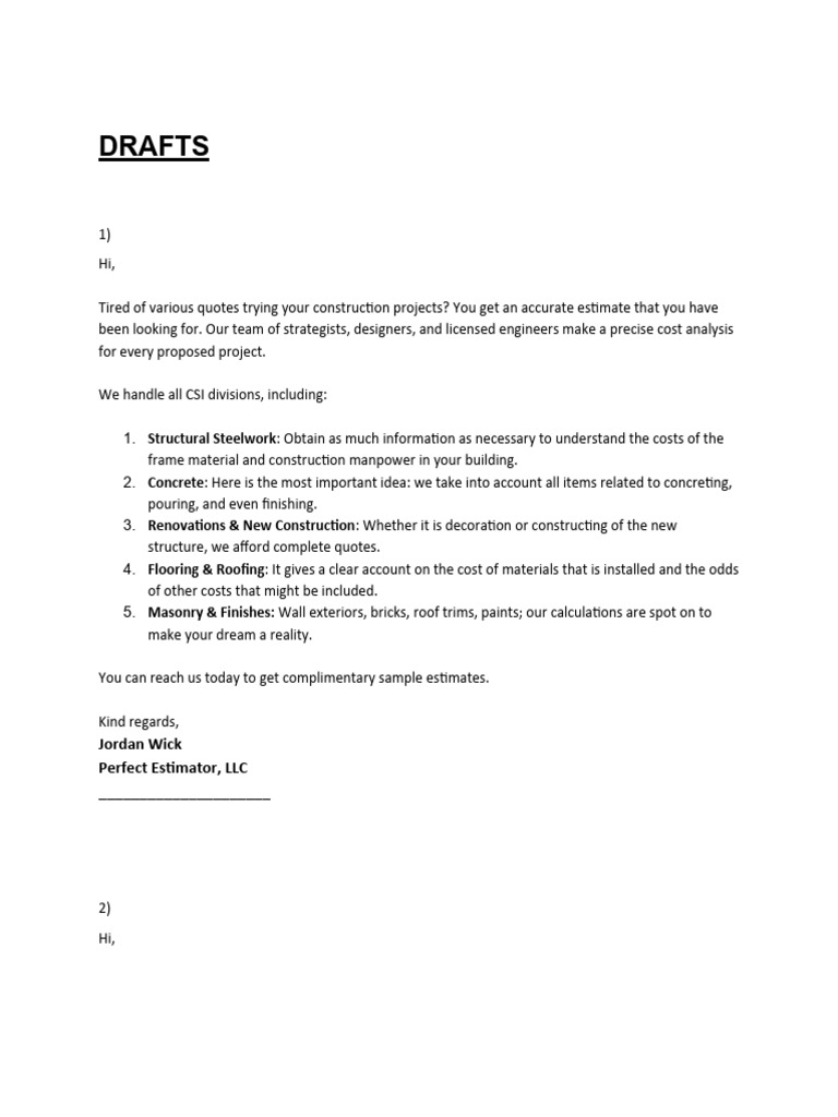 PE Drafts | PDF | Concrete