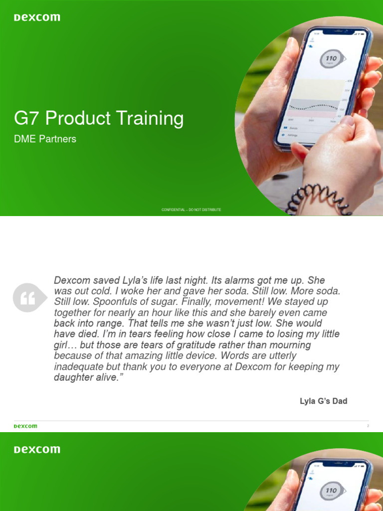 Dexcom G7 | PDF | Diabetes | Clinical Medicine