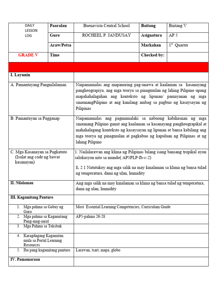 Ang Mga Salik Na May Kinalaman Sa Klima NG Bansa Tulad NG Temperatura ...