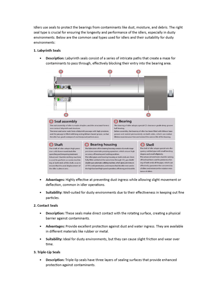 Idler Seals | PDF | Building Engineering | Materials